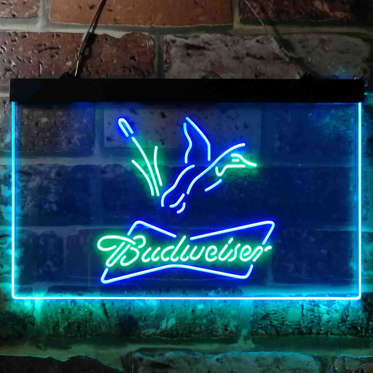 Budweiser Duck Hunting Neon Sign - LED LAB CAVE