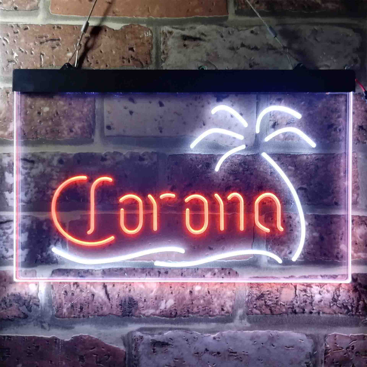 Corona Palm Tree Island Neon Sign - LED LAB CAVE