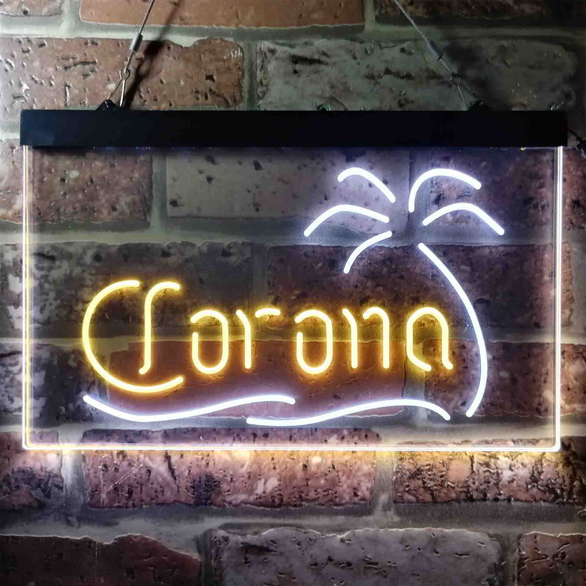 Corona Palm Tree Island Neon Sign - LED LAB CAVE