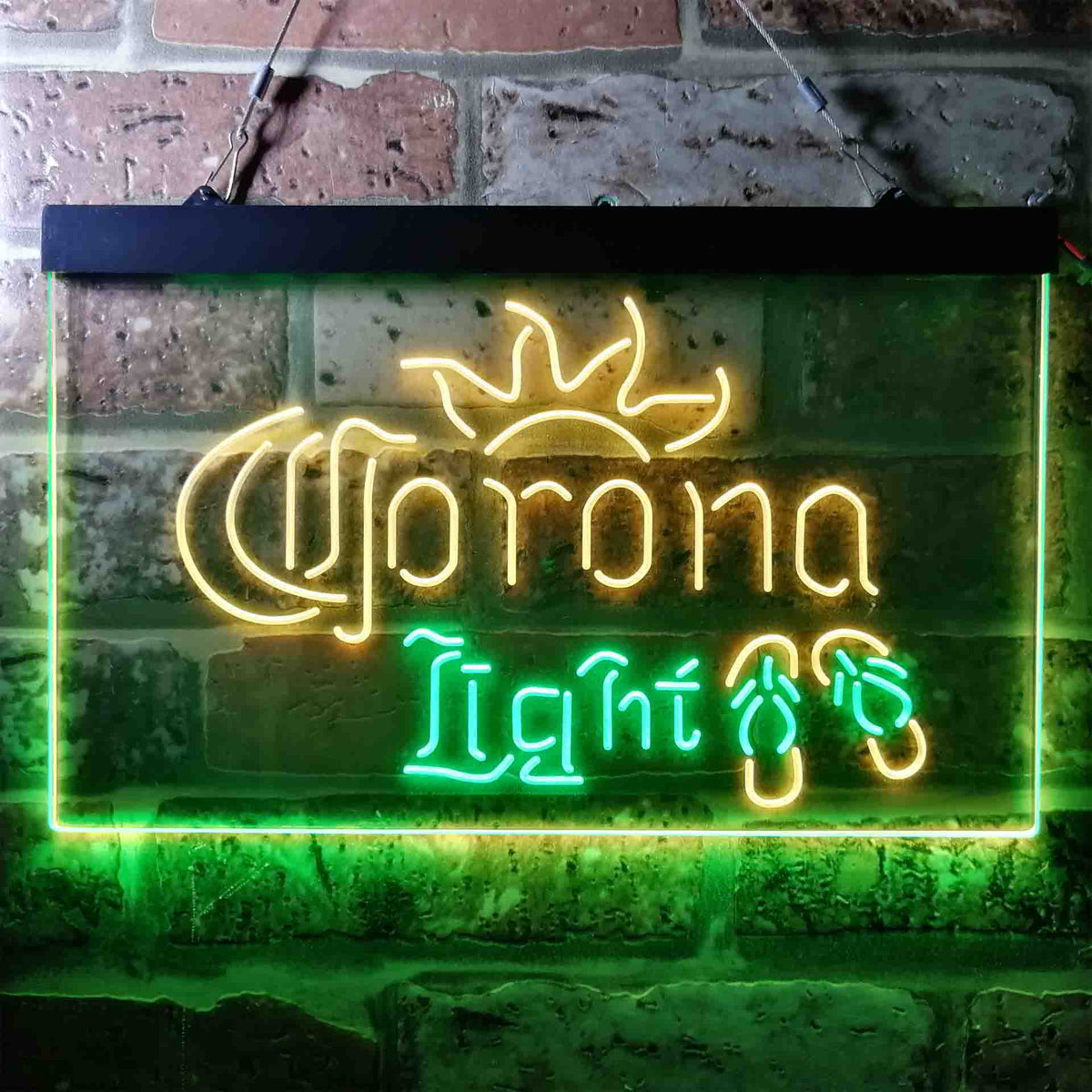 Corona Light Flip Flop Beach Neon Sign - LED LAB CAVE
