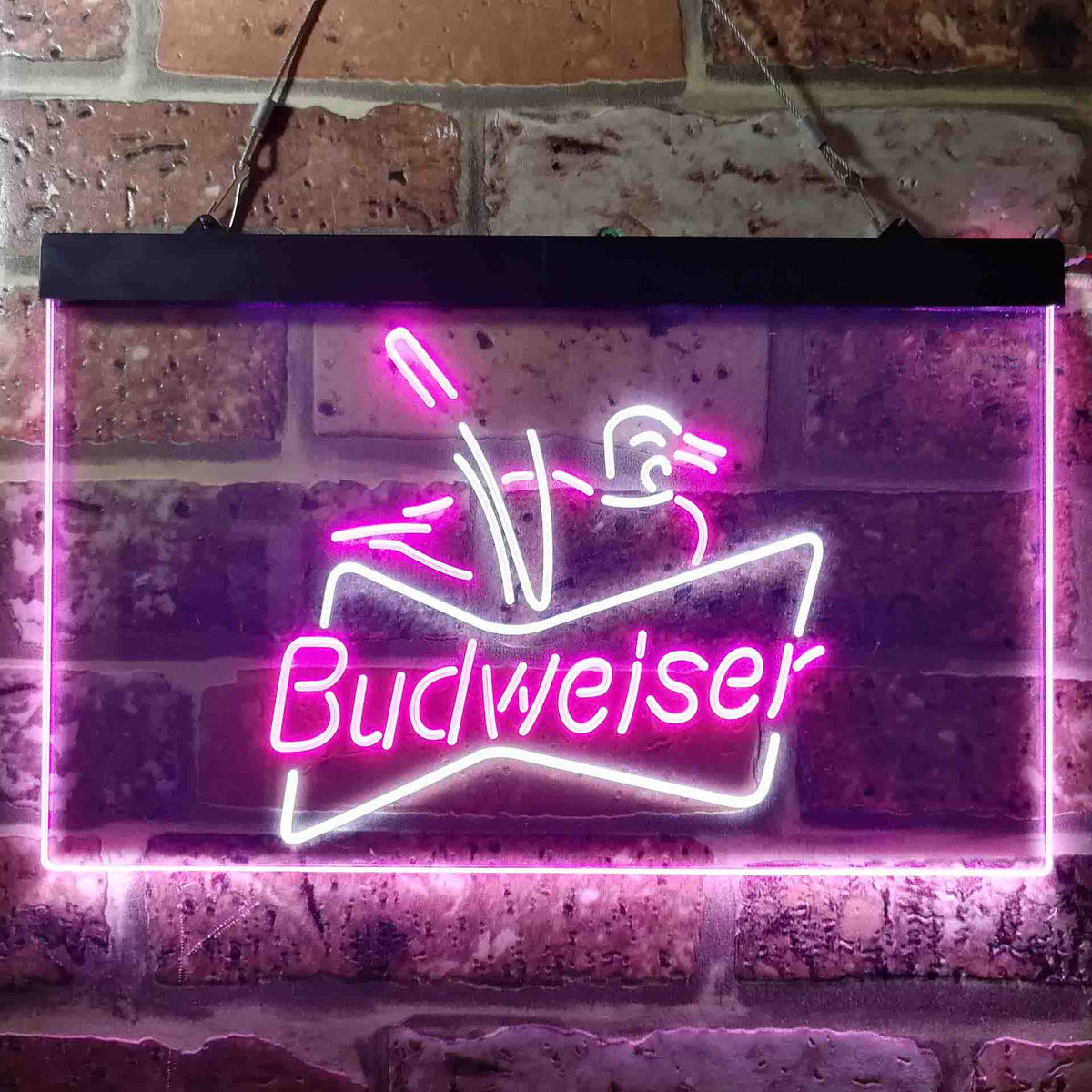 Budweiser Duck Hunting Man Cave Neon Sign - LED LAB CAVE