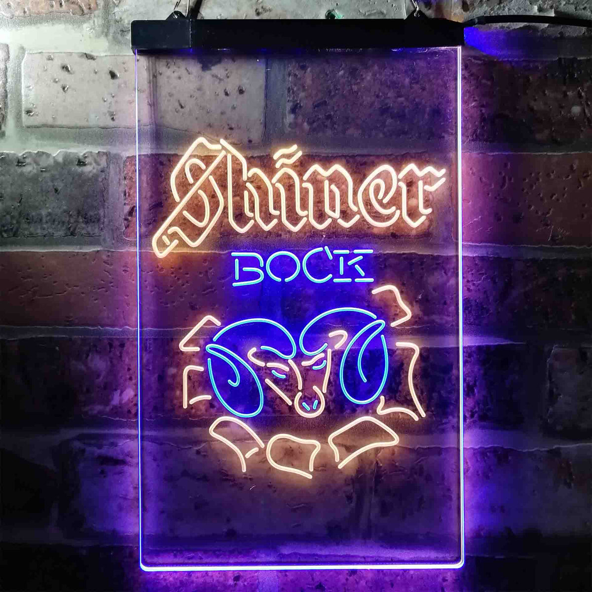 Shiner Bock Ram Beer Neon Sign - LED LAB CAVE