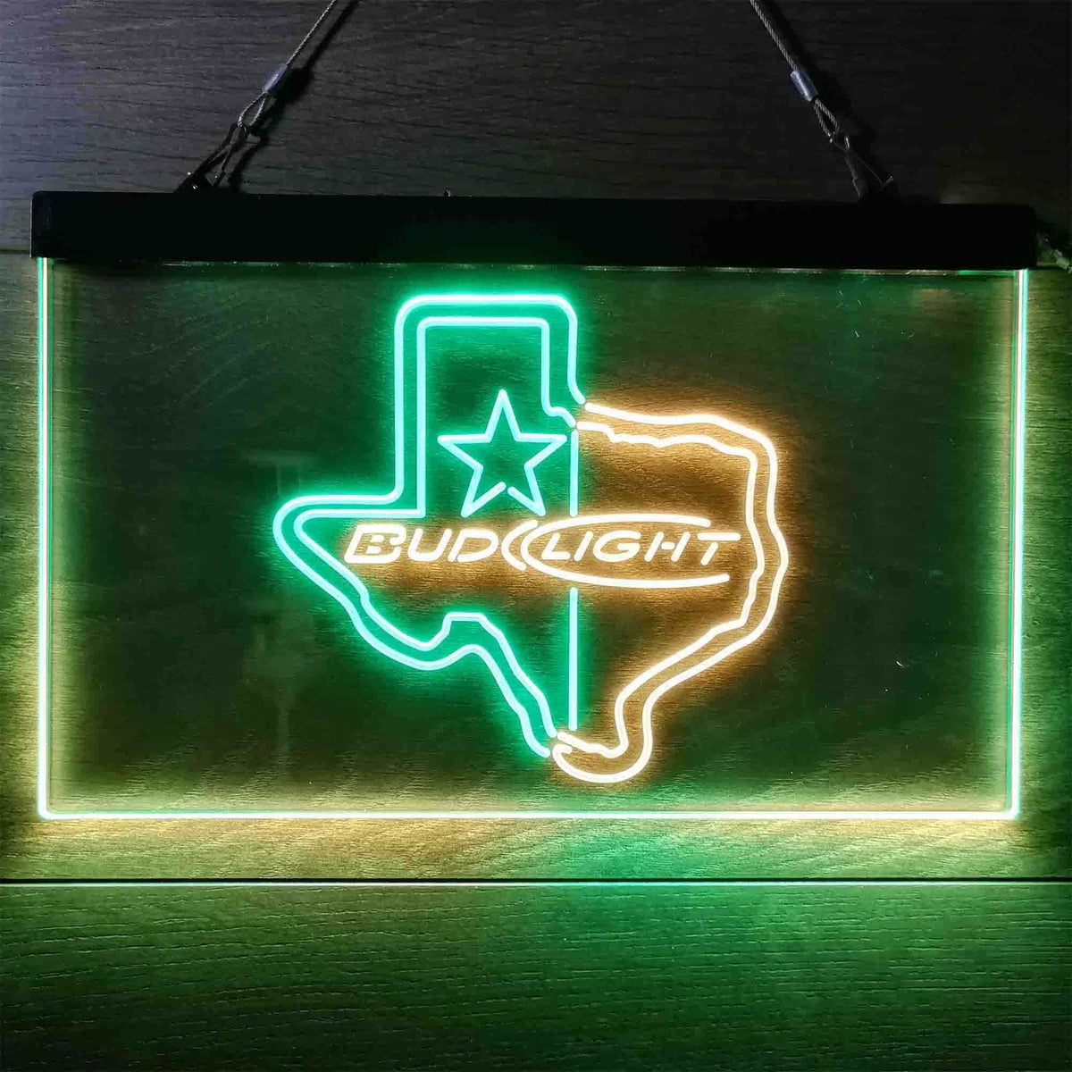 Bud Light Star Neon Sign - LED LAB CAVE