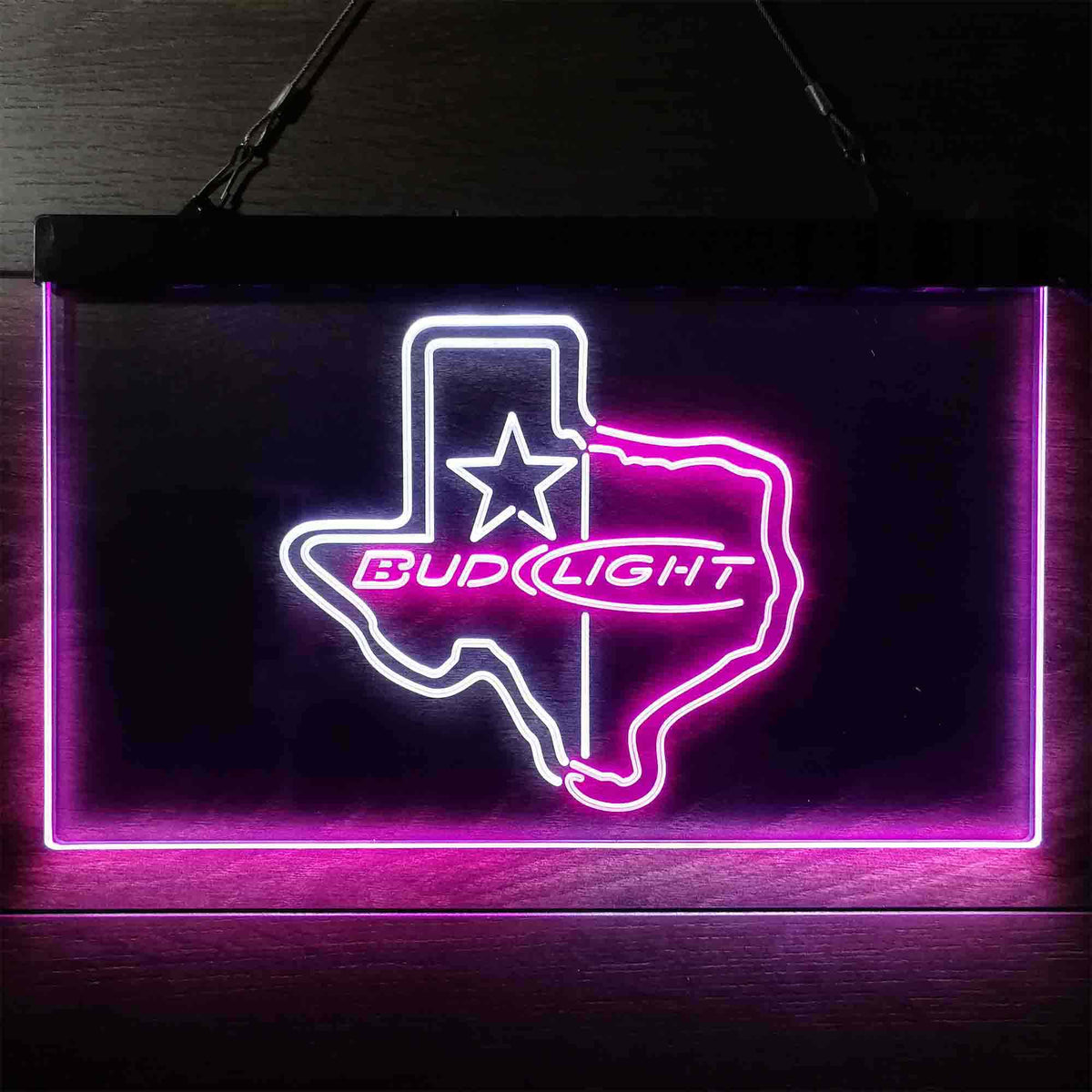 Bud Light Star Neon Sign - LED LAB CAVE