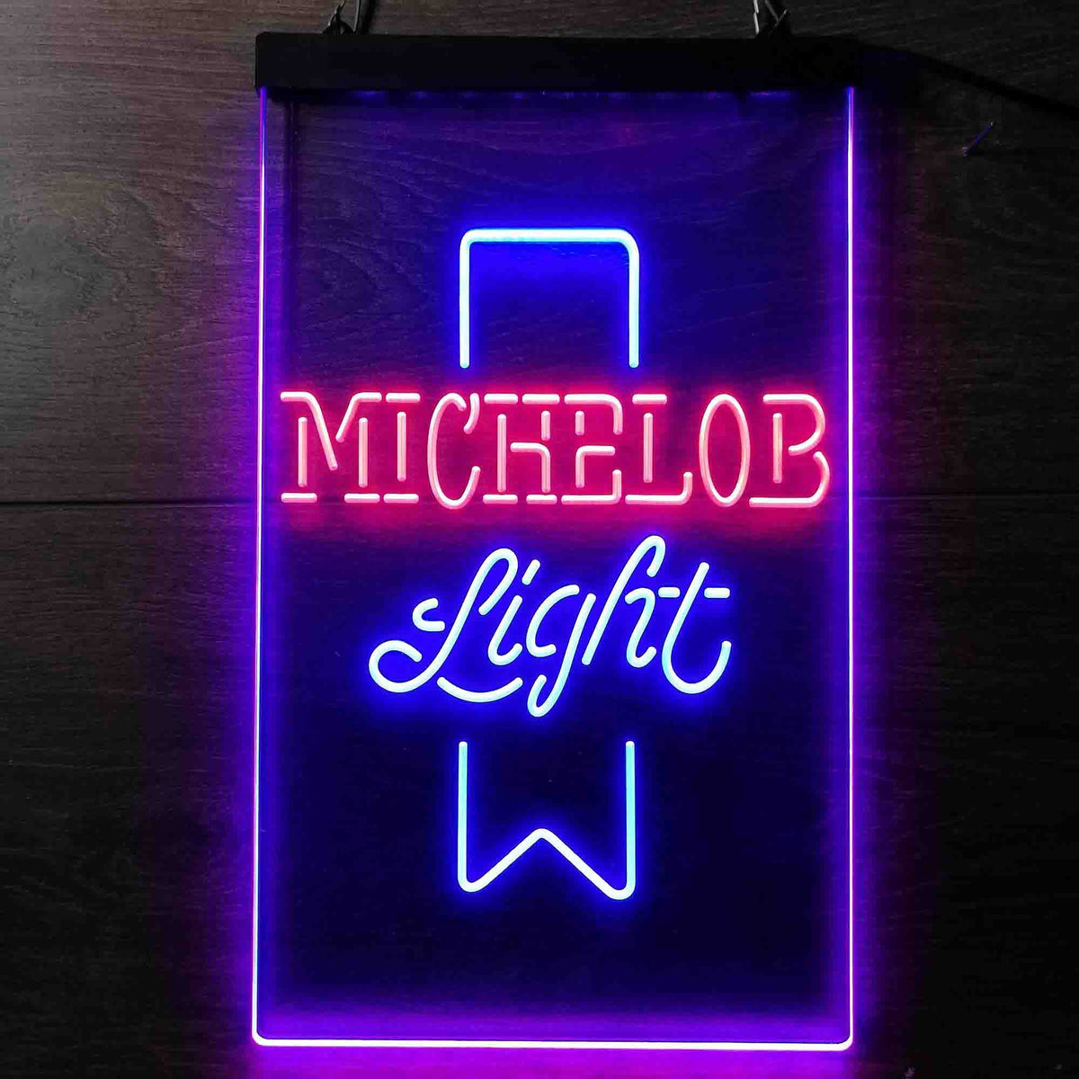 Michelob Light Red Ribbon Neon Sign - LED LAB CAVE
