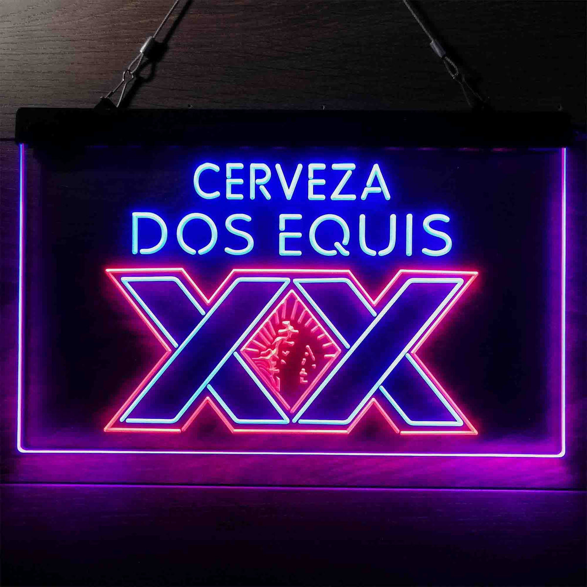Dos Equis Bright Red XX Mexican Neon Sign - LED LAB CAVE