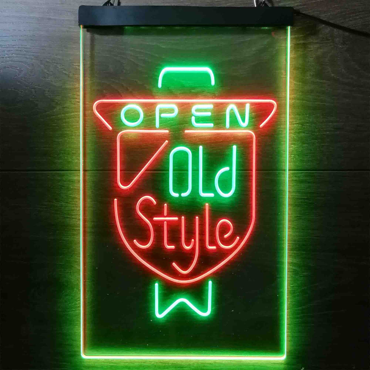 Old Style Beer Open Neon Sign - LED LAB CAVE
