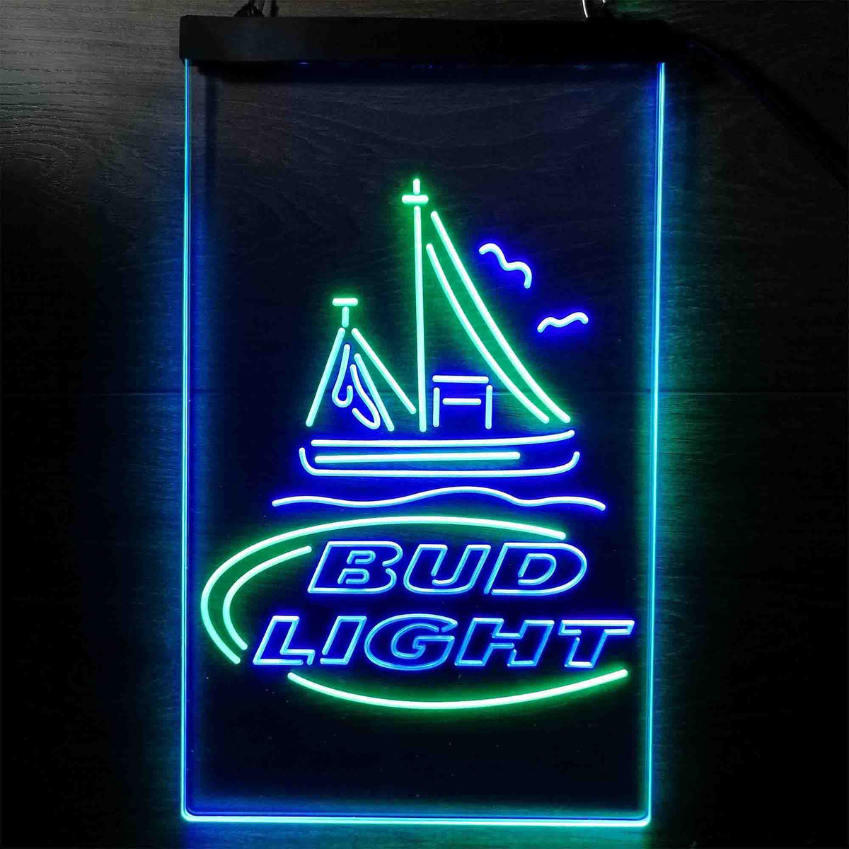 Bud Light Sail Boat Neon Sign - LED LAB CAVE