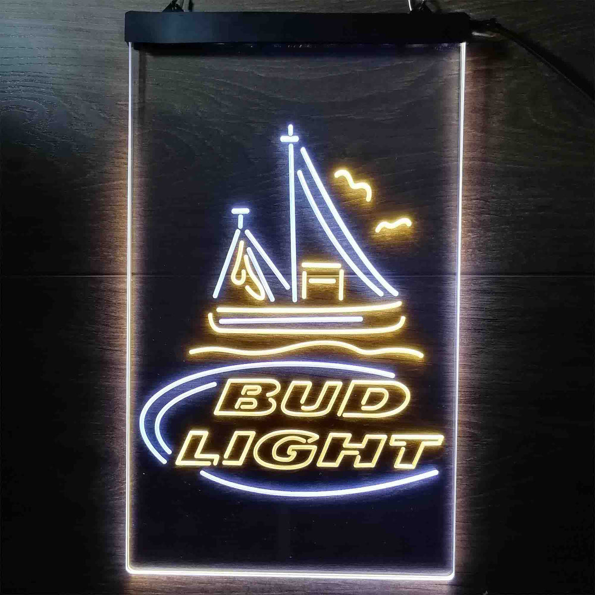 Bud Light Sail Boat Neon Sign - LED LAB CAVE