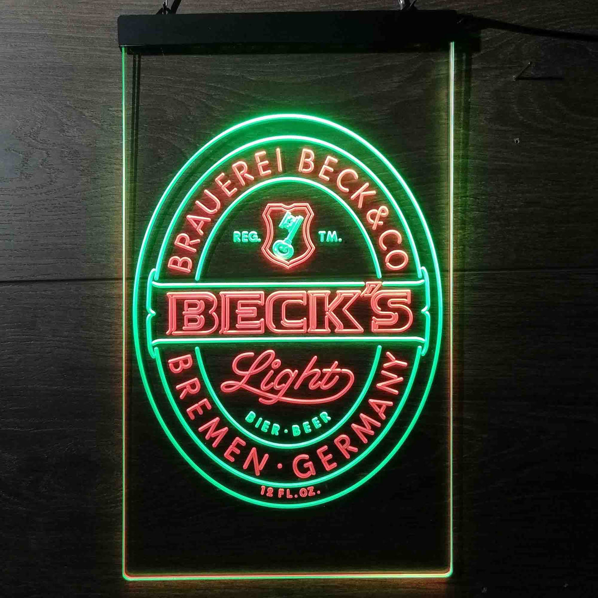 Beck's Light Beer Germany Neon Sign - LED LAB CAVE