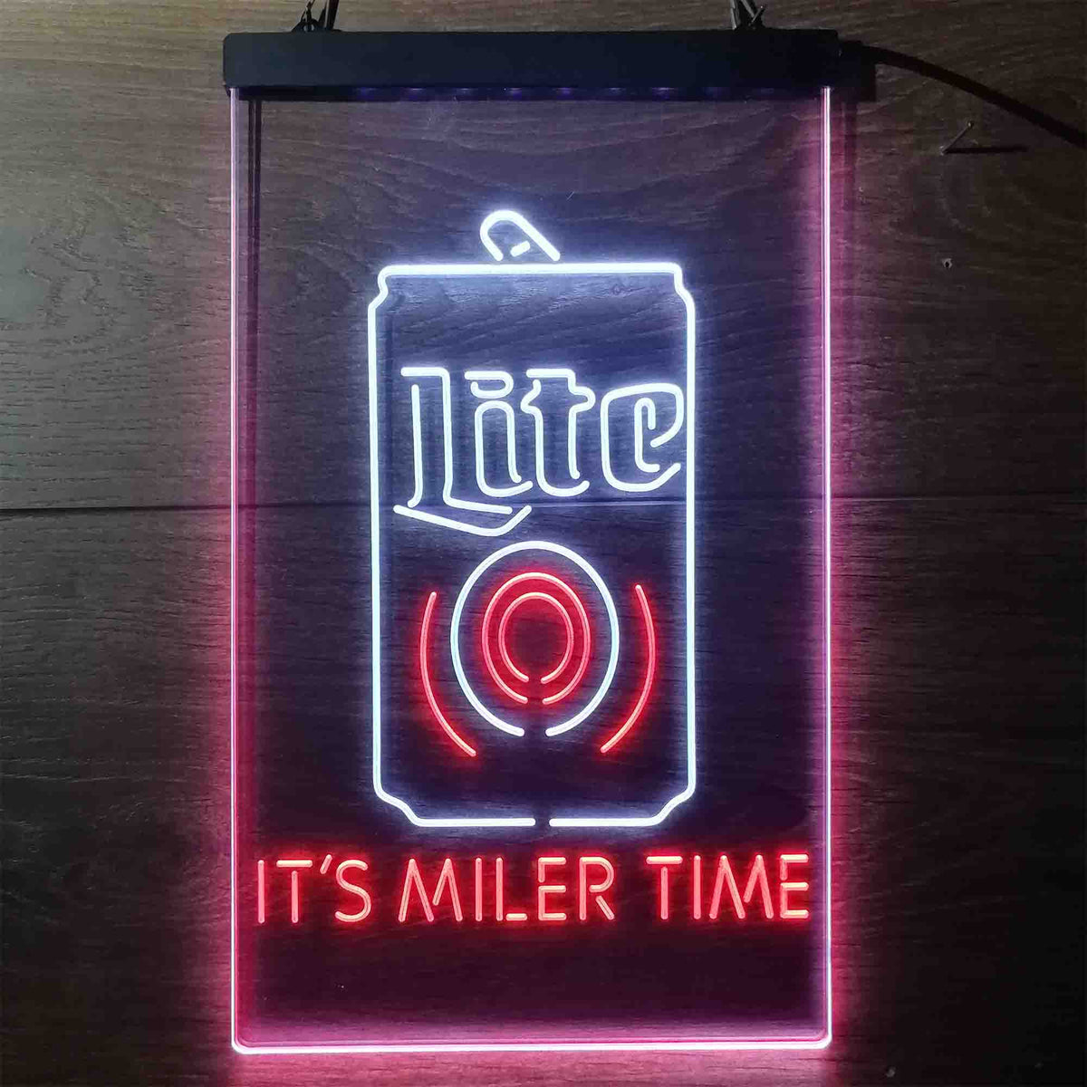 Miller Lite It's Miller Time Neon Sign - LED LAB CAVE