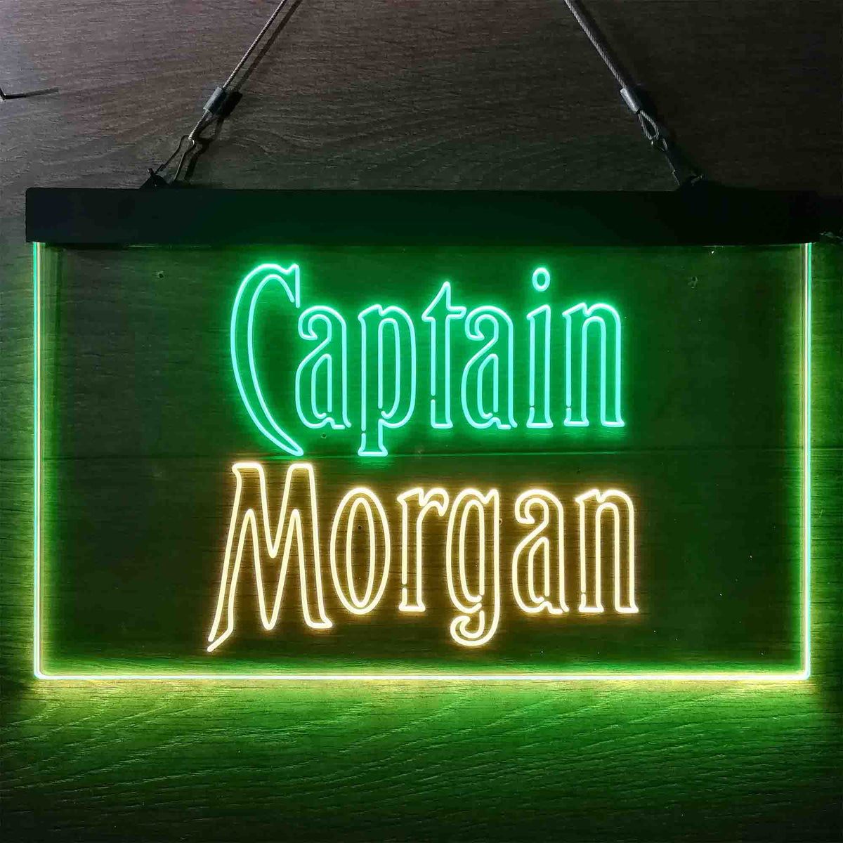 Captain Morgan Wordmark Neon Sign - LED LAB CAVE