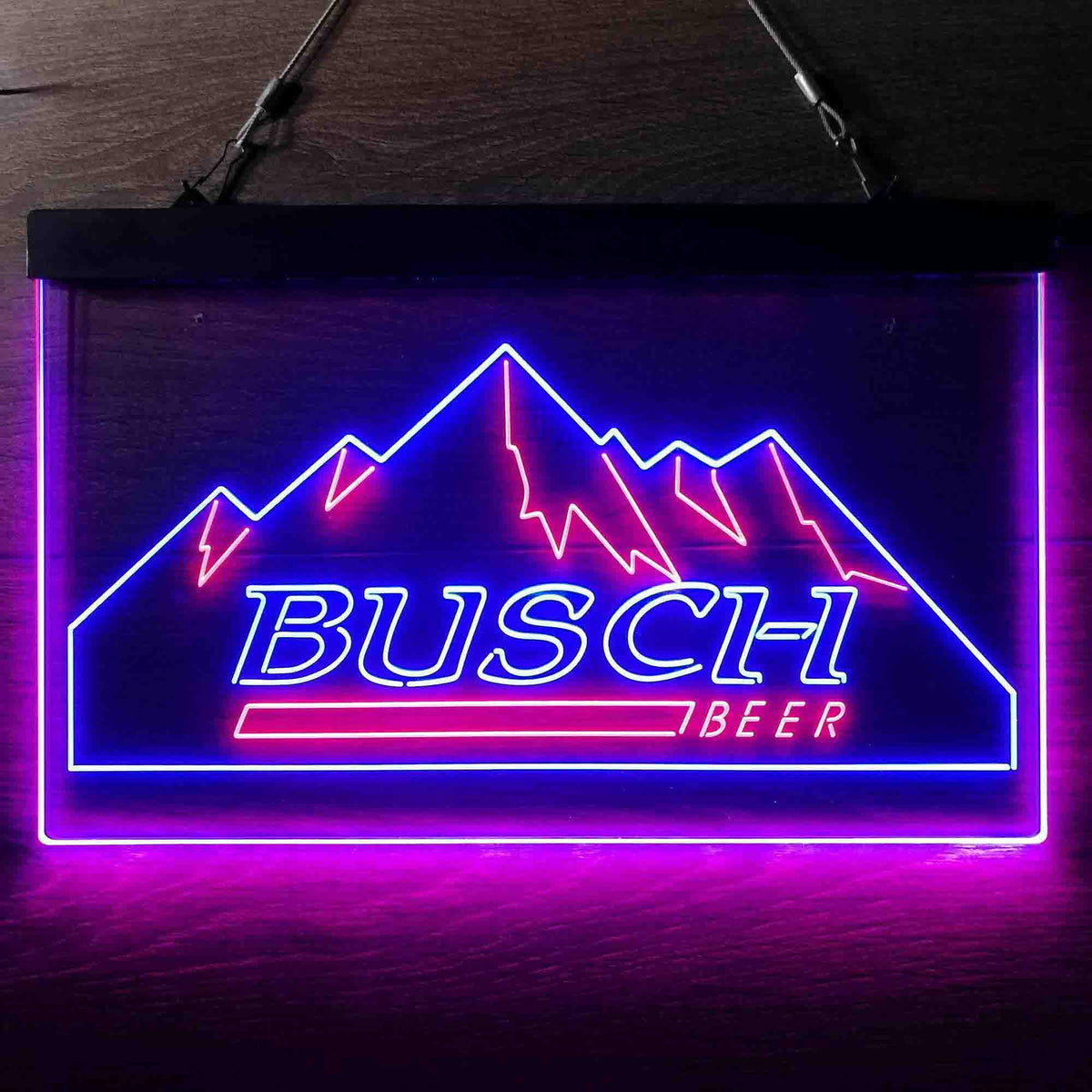 Busch Beer Ice Mountain Neon Sign - LED LAB CAVE