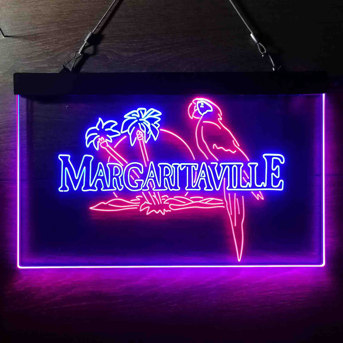 Jimmy Buffett's Margaritaville Parrot Neon Sign - LED LAB CAVE