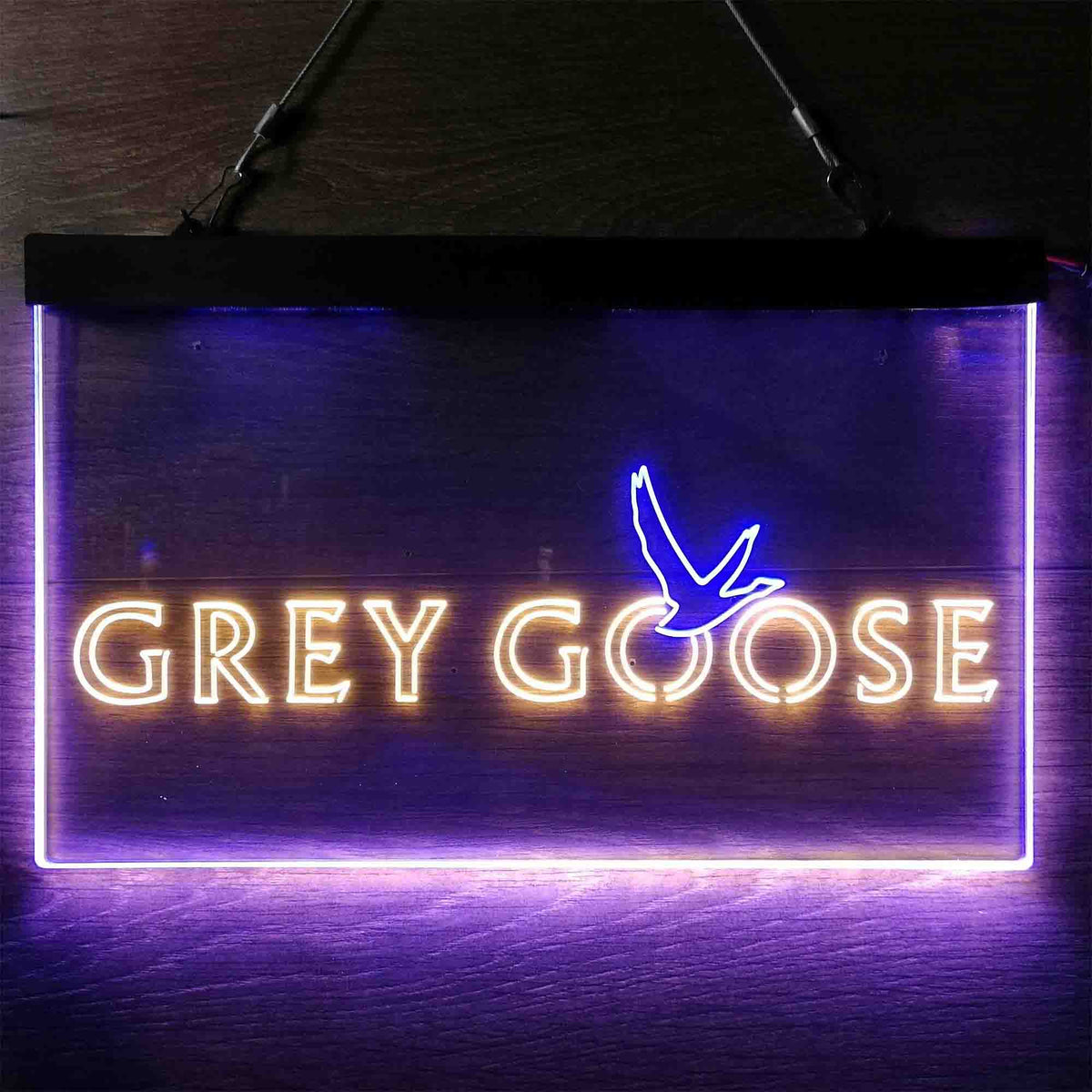 Grey Goose Simple Logo Neon Sign - LED LAB CAVE