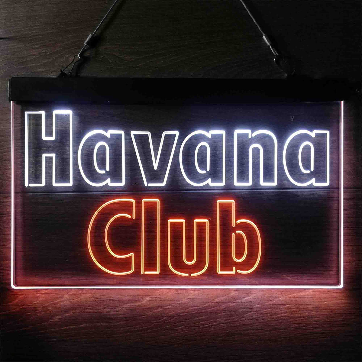 Havana Club Block Script Neon Sign - LED LAB CAVE