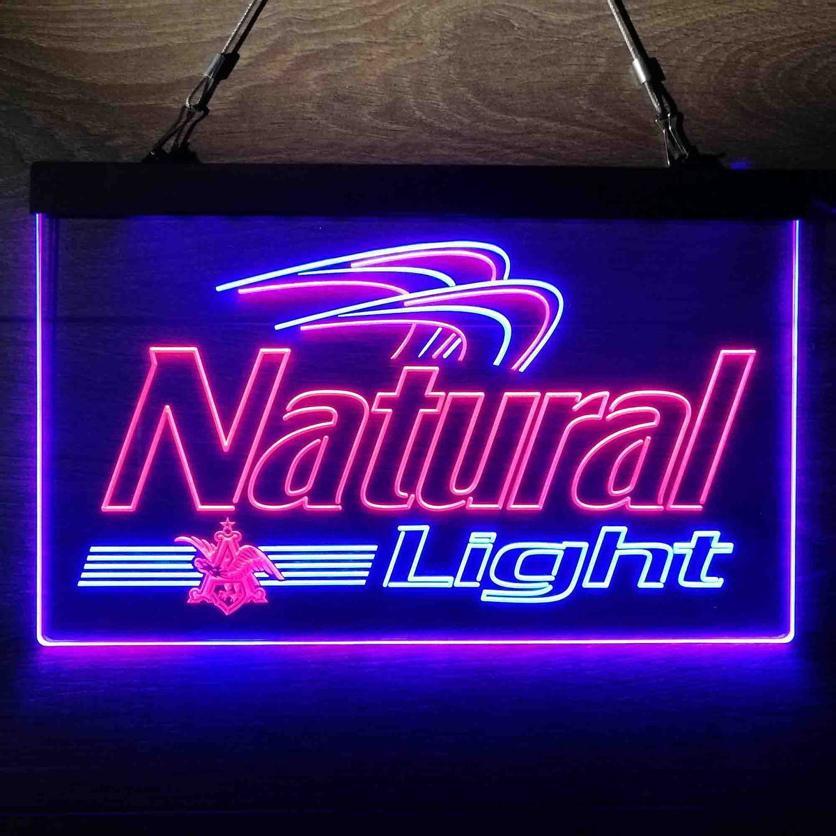 Natural Light Small Logo Neon Sign - LED LAB CAVE