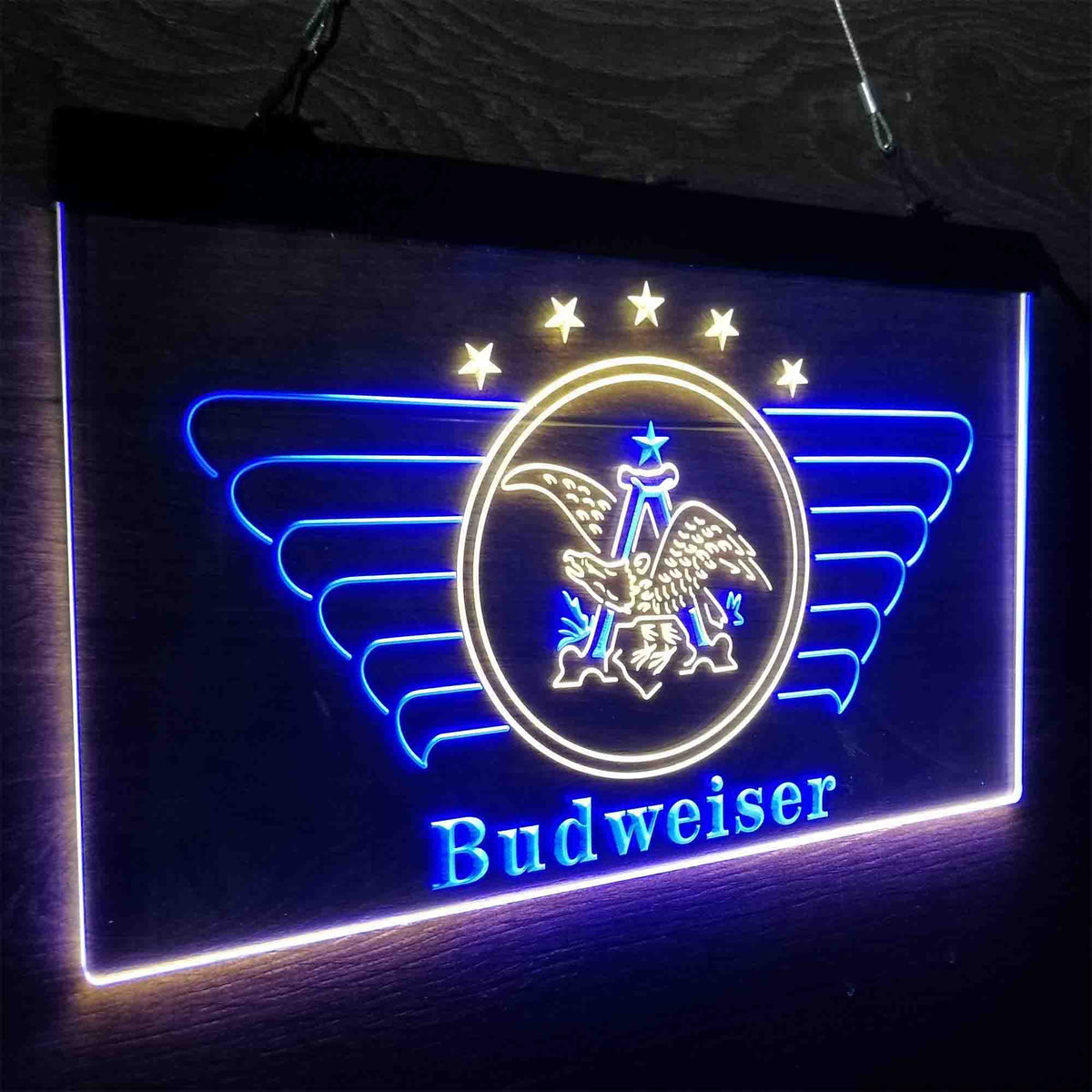 Budweiser Military Neon Sign - LED LAB CAVE