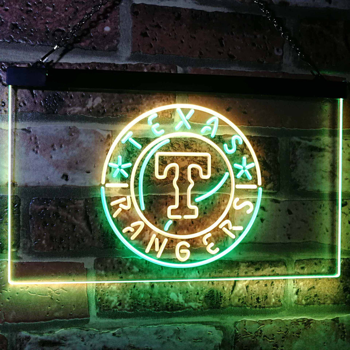 Texas Rangers Neon Sign - LED LAB CAVE