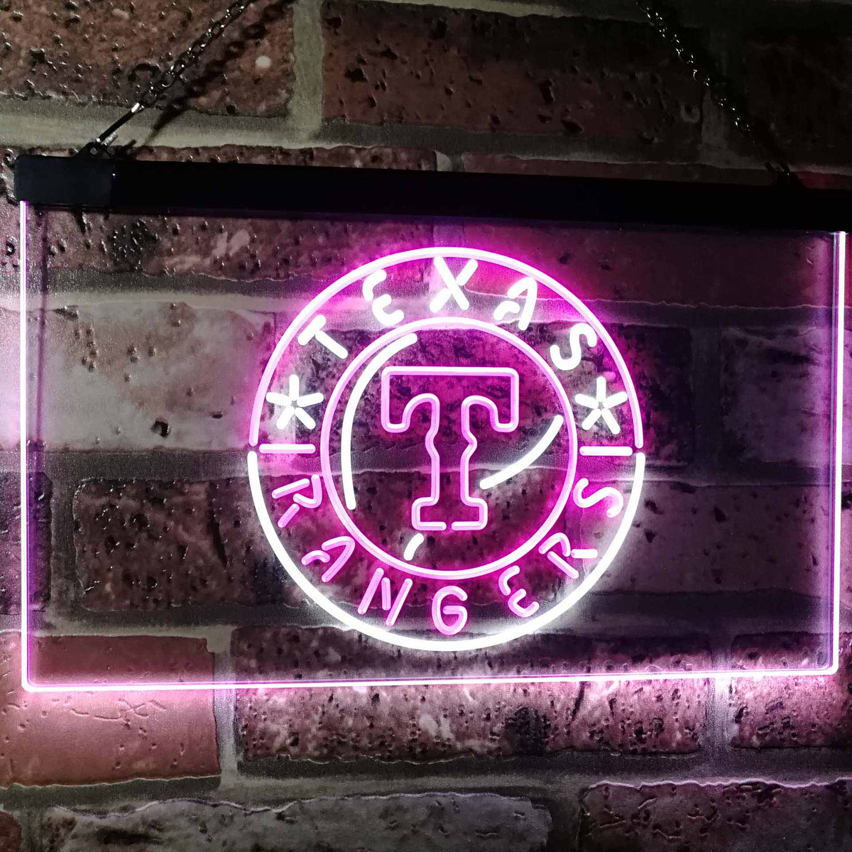 Texas Rangers Neon Sign - LED LAB CAVE