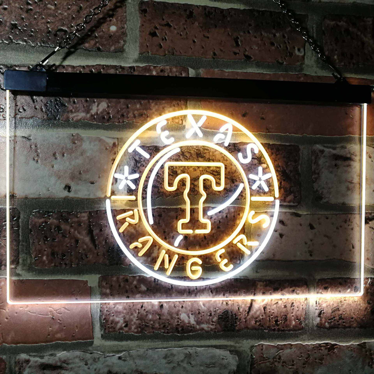 Texas Rangers Neon Sign - LED LAB CAVE