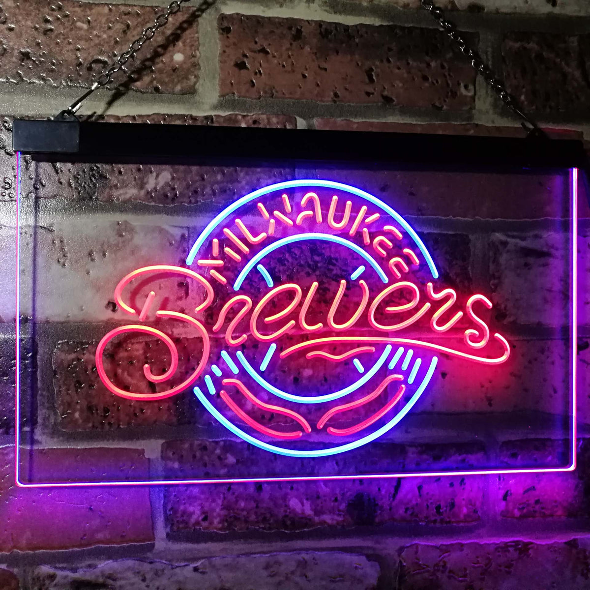 Milwaukee Brewers Neon Sign - LED LAB CAVE