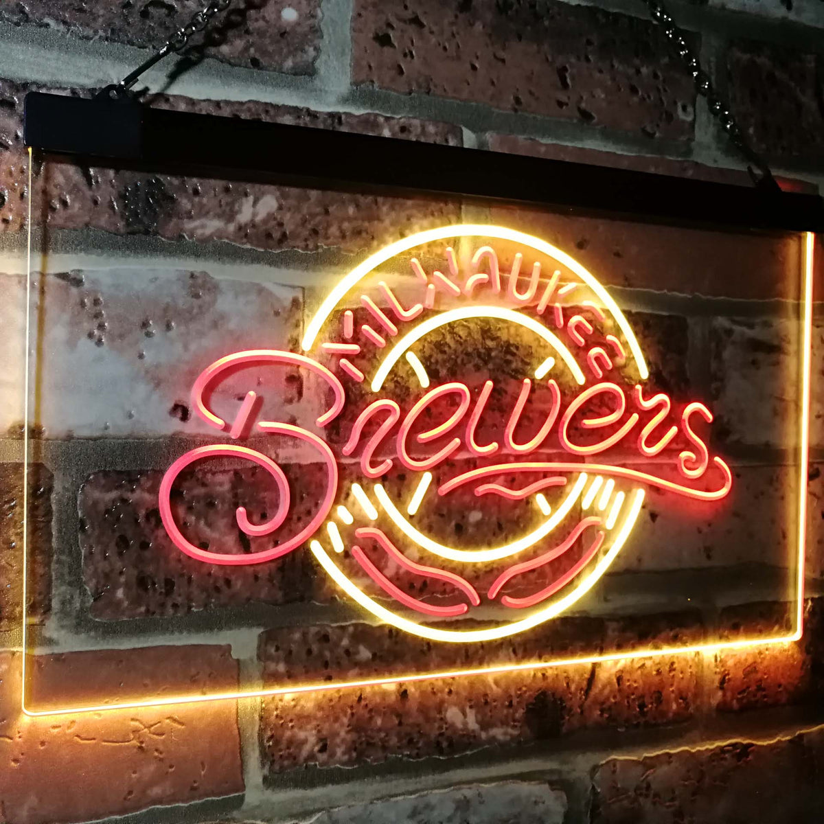 Milwaukee Brewers Neon Sign - LED LAB CAVE