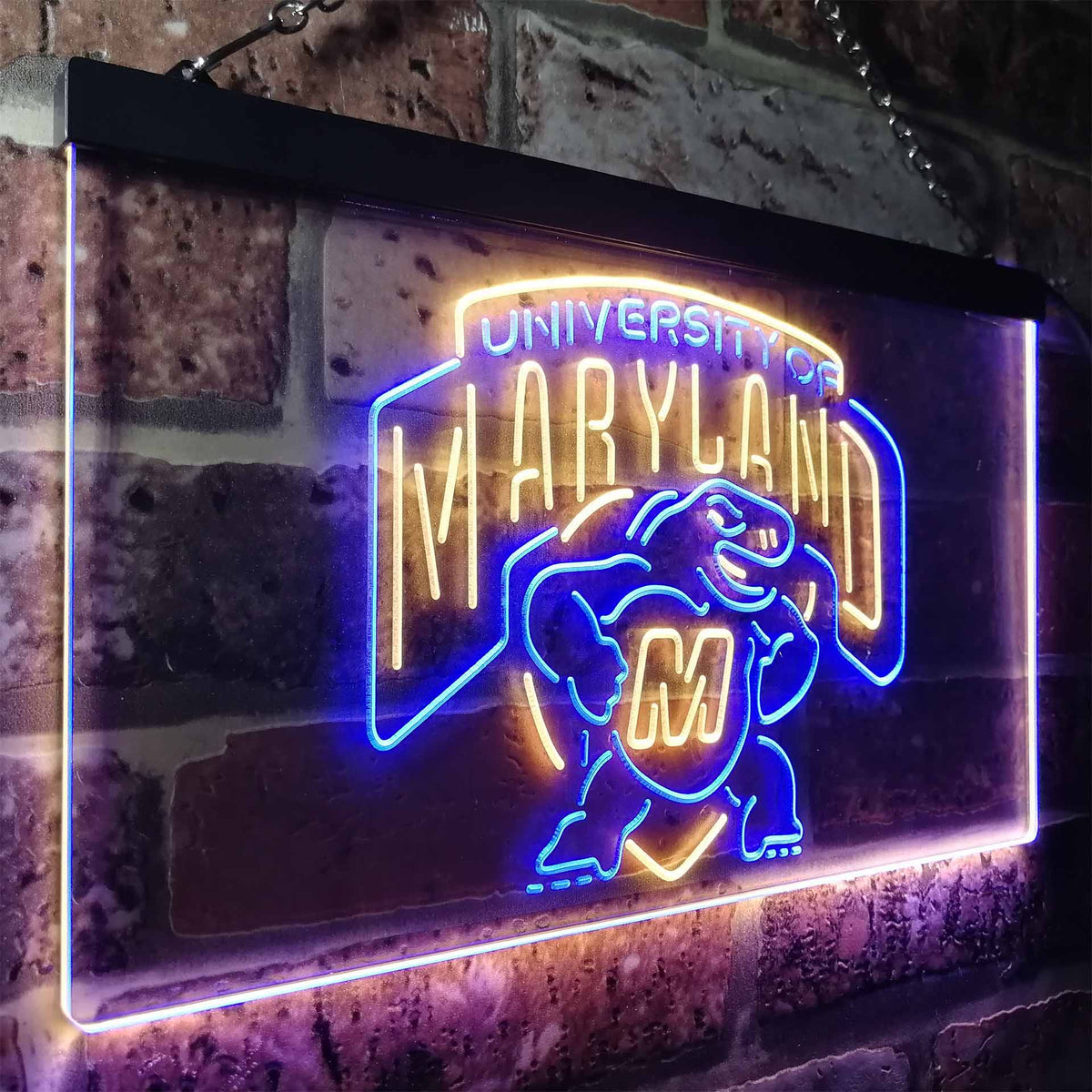 University Of Maryland Club Terrapinses Neon Sign - LED LAB CAVE
