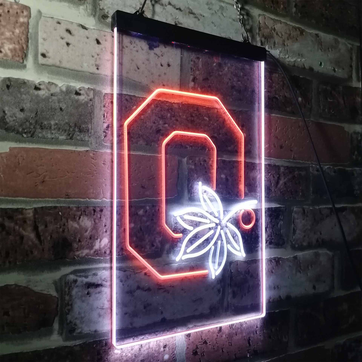 Ohio State Buckeyes Maple Leaf Club Neon Sign - LED LAB CAVE
