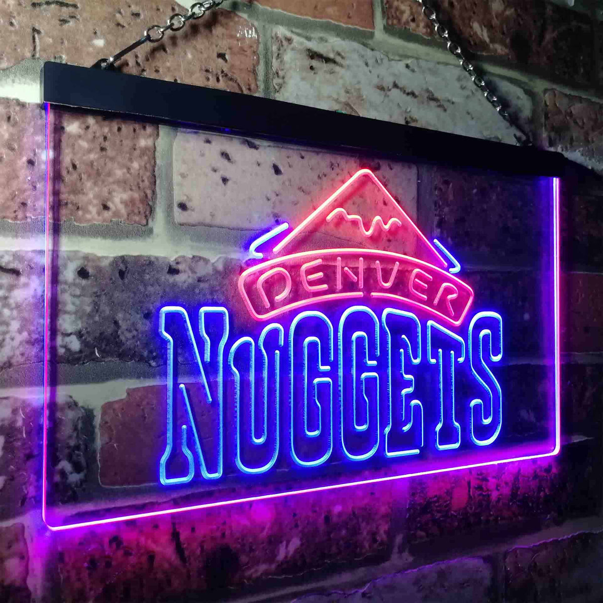 Denvers Sport Club League Team Nuggets Neon Sign - LED LAB CAVE