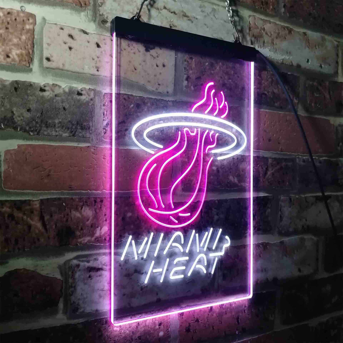 Miami Heat Neon Sign - LED LAB CAVE