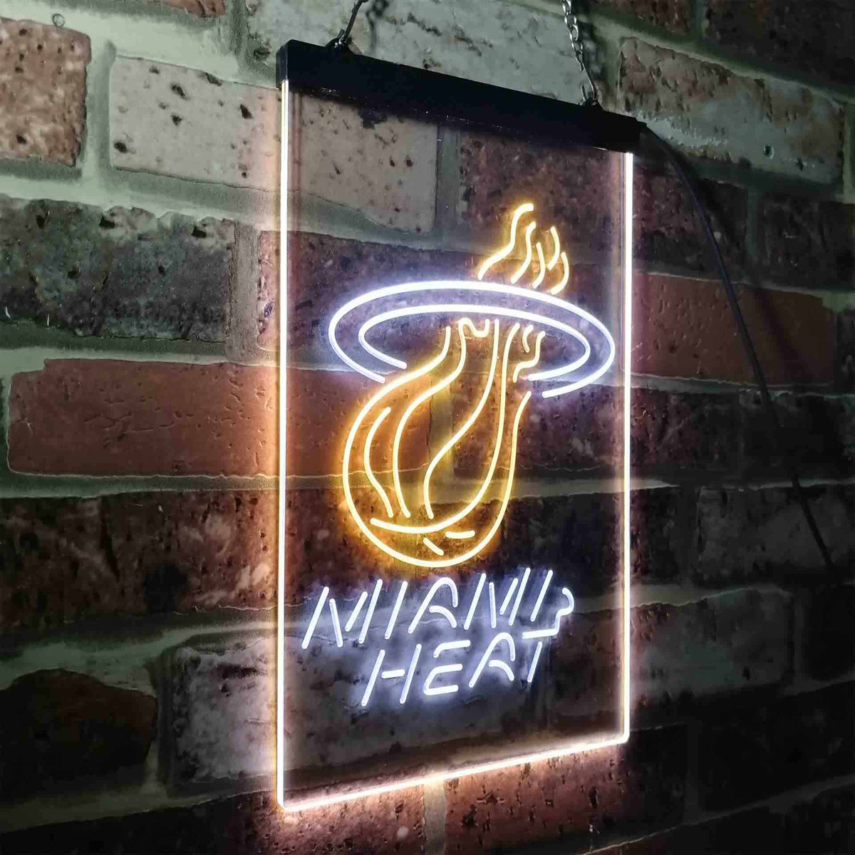 Miami Heat Neon Sign - LED LAB CAVE