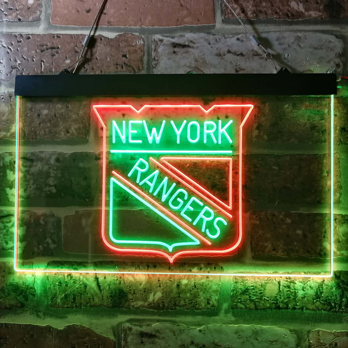 New York Rangers Logo Neon Sign - LED LAB CAVE