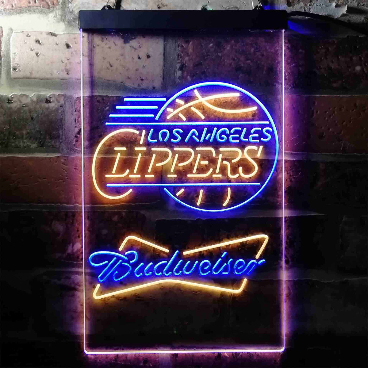 Los Angeles Clippers NBA Budweiser Neon Sign - LED LAB CAVE