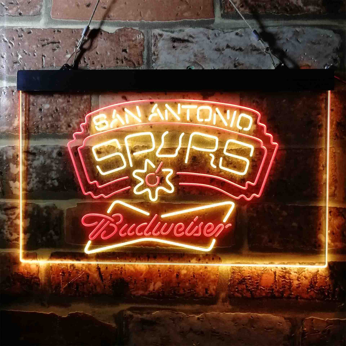 San Antonio Spurs NBA Budweiser Neon Sign - LED LAB CAVE