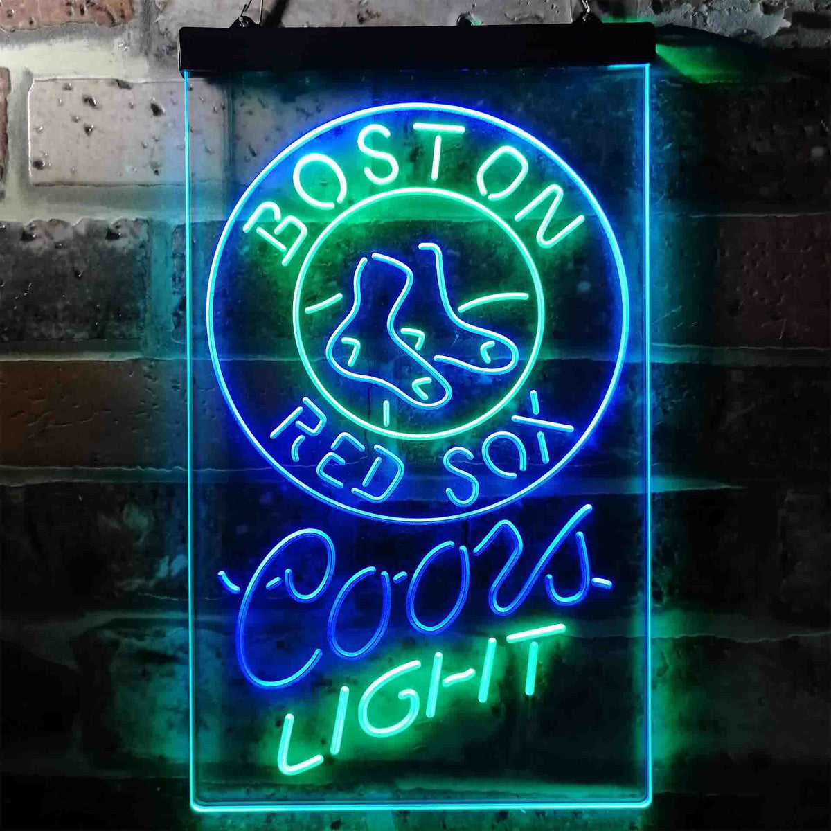 Boston Red Sox Coors Light Neon Sign - LED LAB CAVE