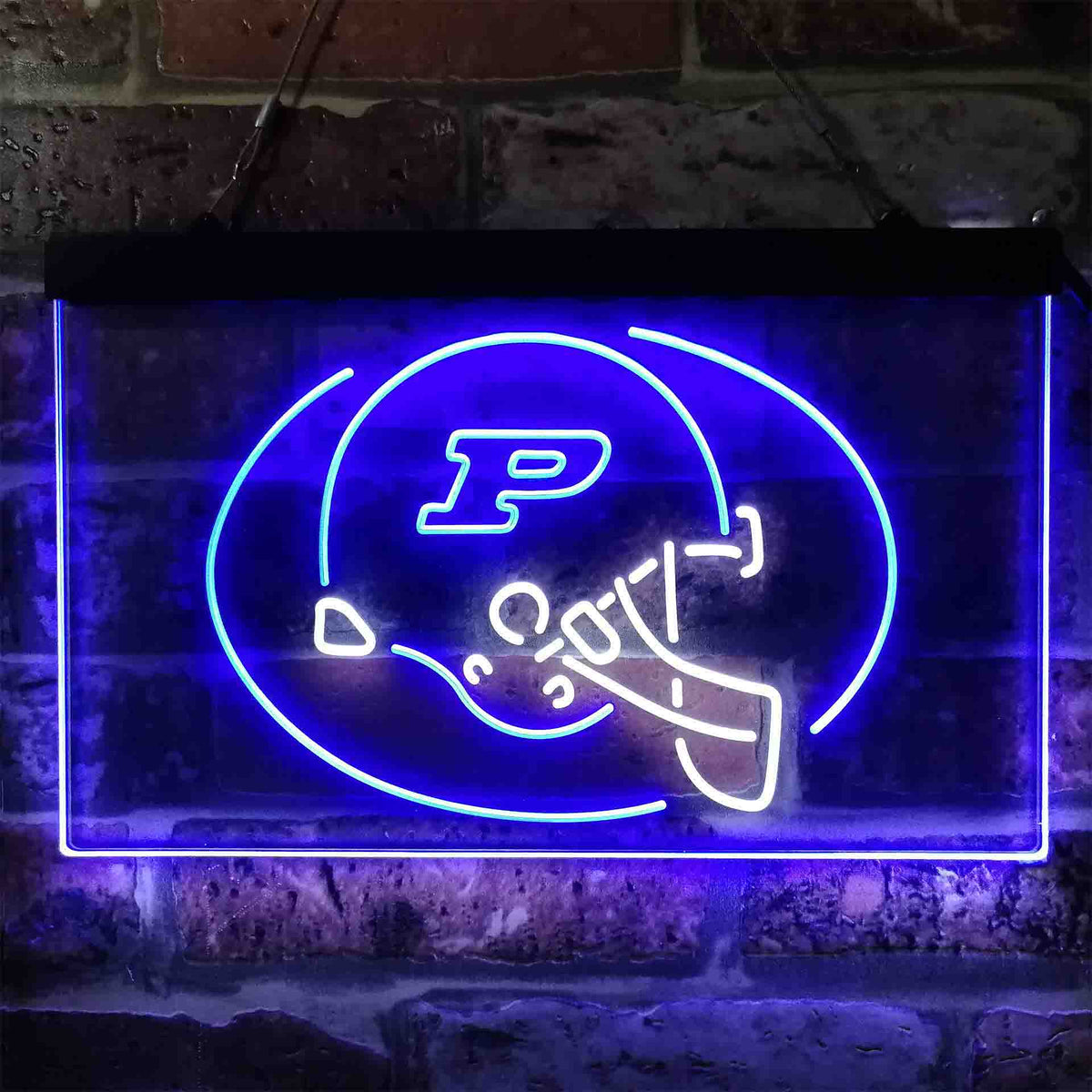 Purdue Boilermakers Helmet Neon Sign - LED LAB CAVE