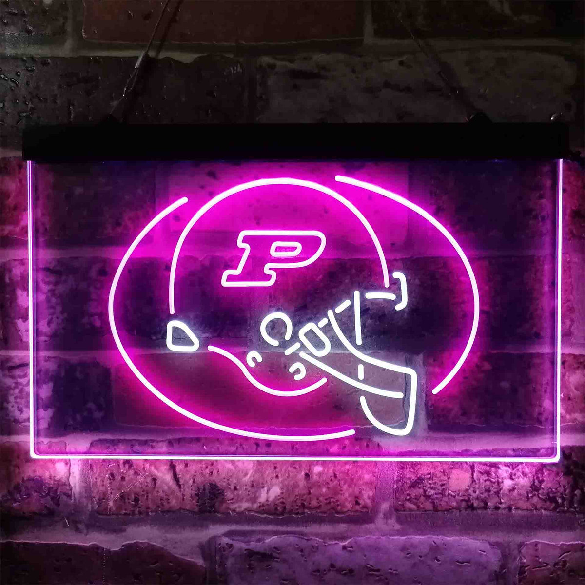 Purdue Boilermakers Helmet Neon Sign - LED LAB CAVE