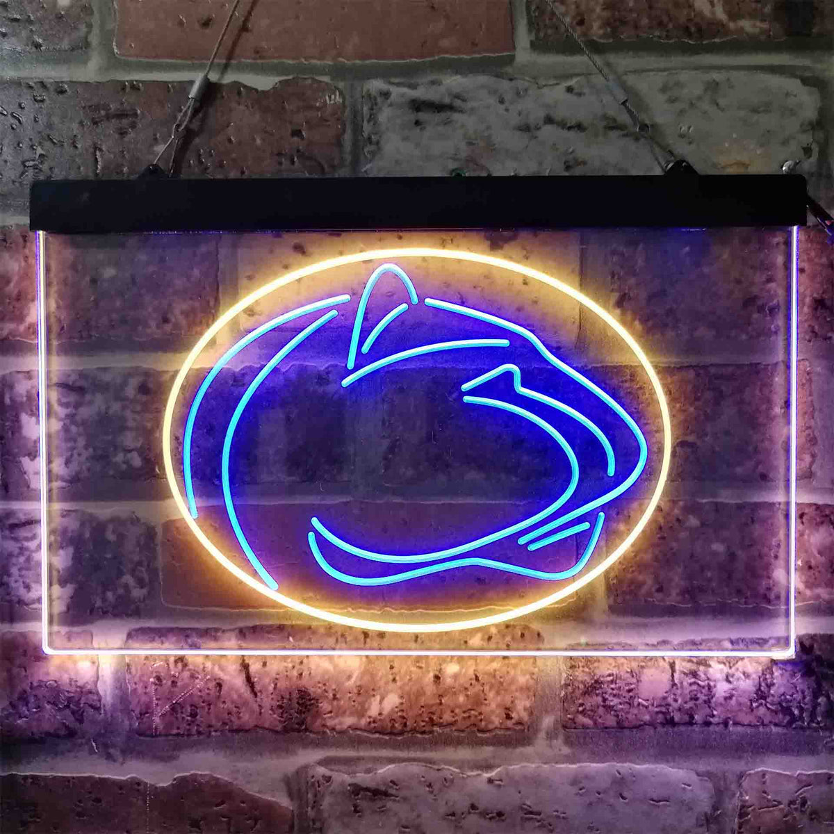 Penn State Nittany Lions Plain Logo Neon Sign - LED LAB CAVE