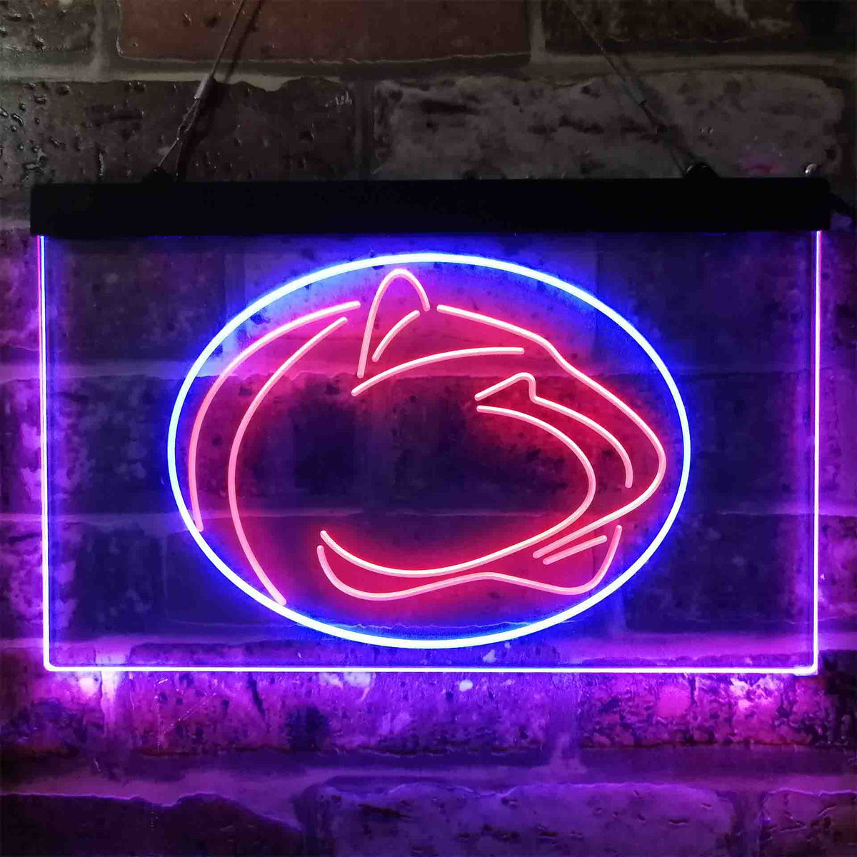 Penn State Nittany Lions Plain Logo Neon Sign - LED LAB CAVE