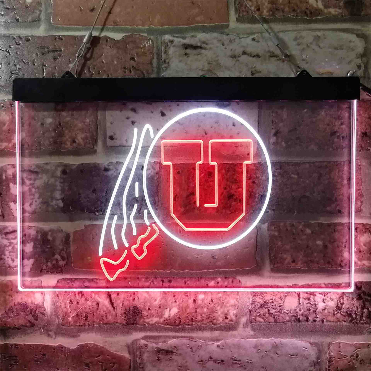 Utah Utes Logo Neon Sign - LED LAB CAVE