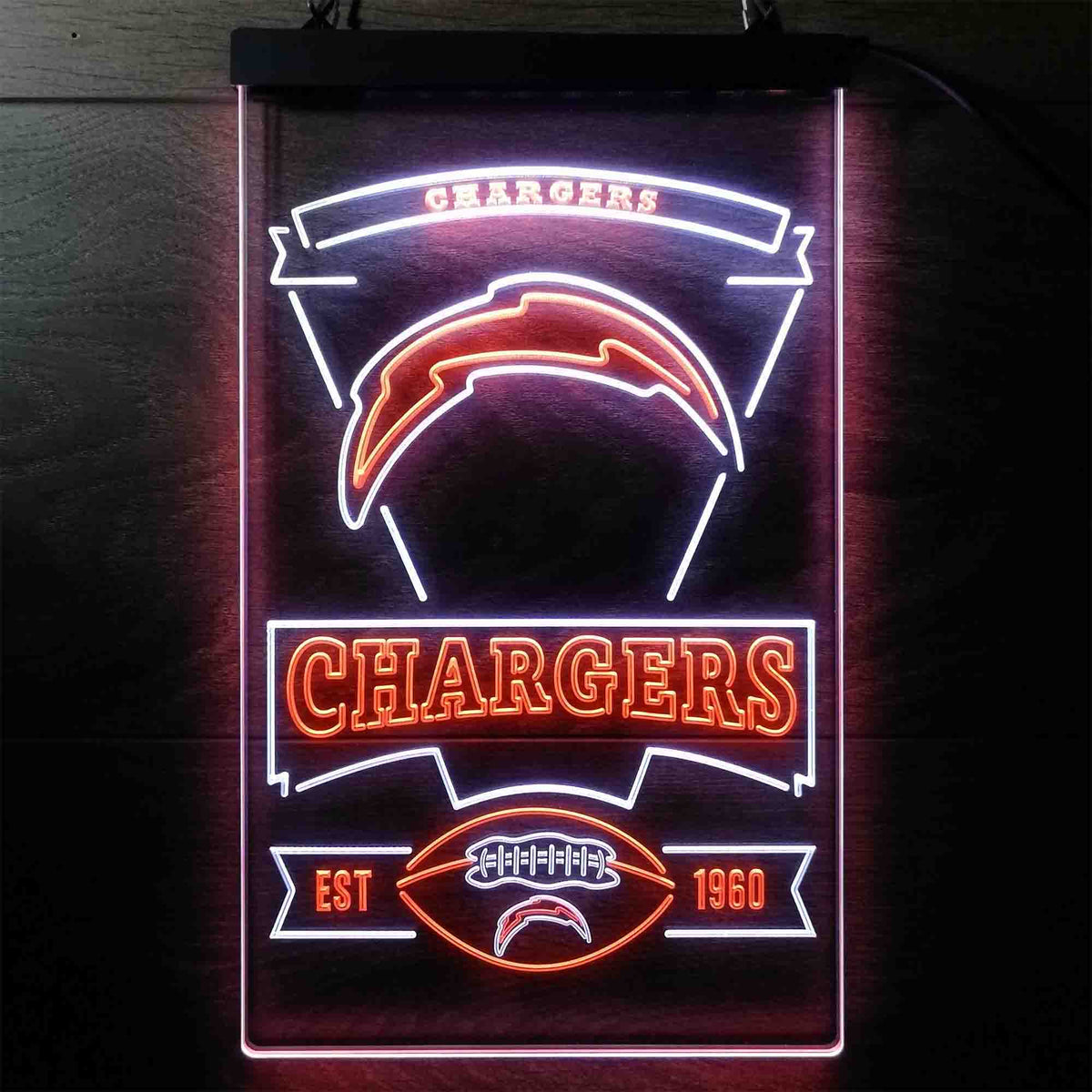 Los Angeles Chargers EST 1960 Neon Sign - LED LAB CAVE