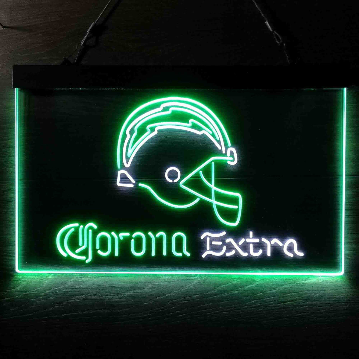 Corona Extra Bar Los Angeles Chargers Est. 1960 Neon Sign - LED LAB CAVE