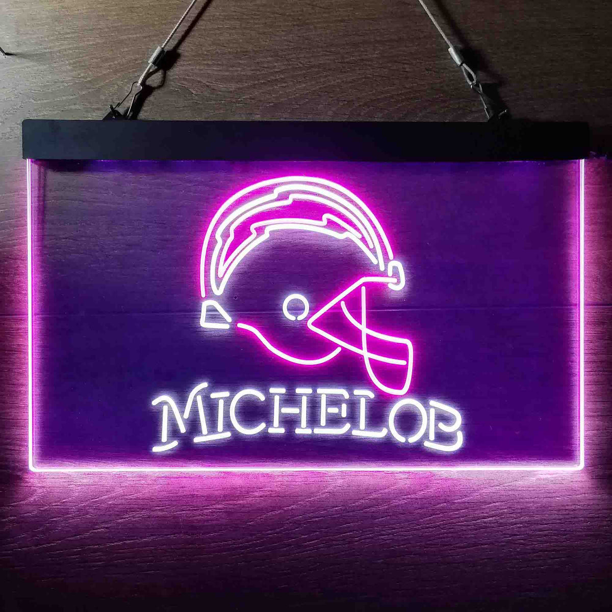 Michelob Bar Los Angeles Chargers Est. 1960 Neon Sign - LED LAB CAVE