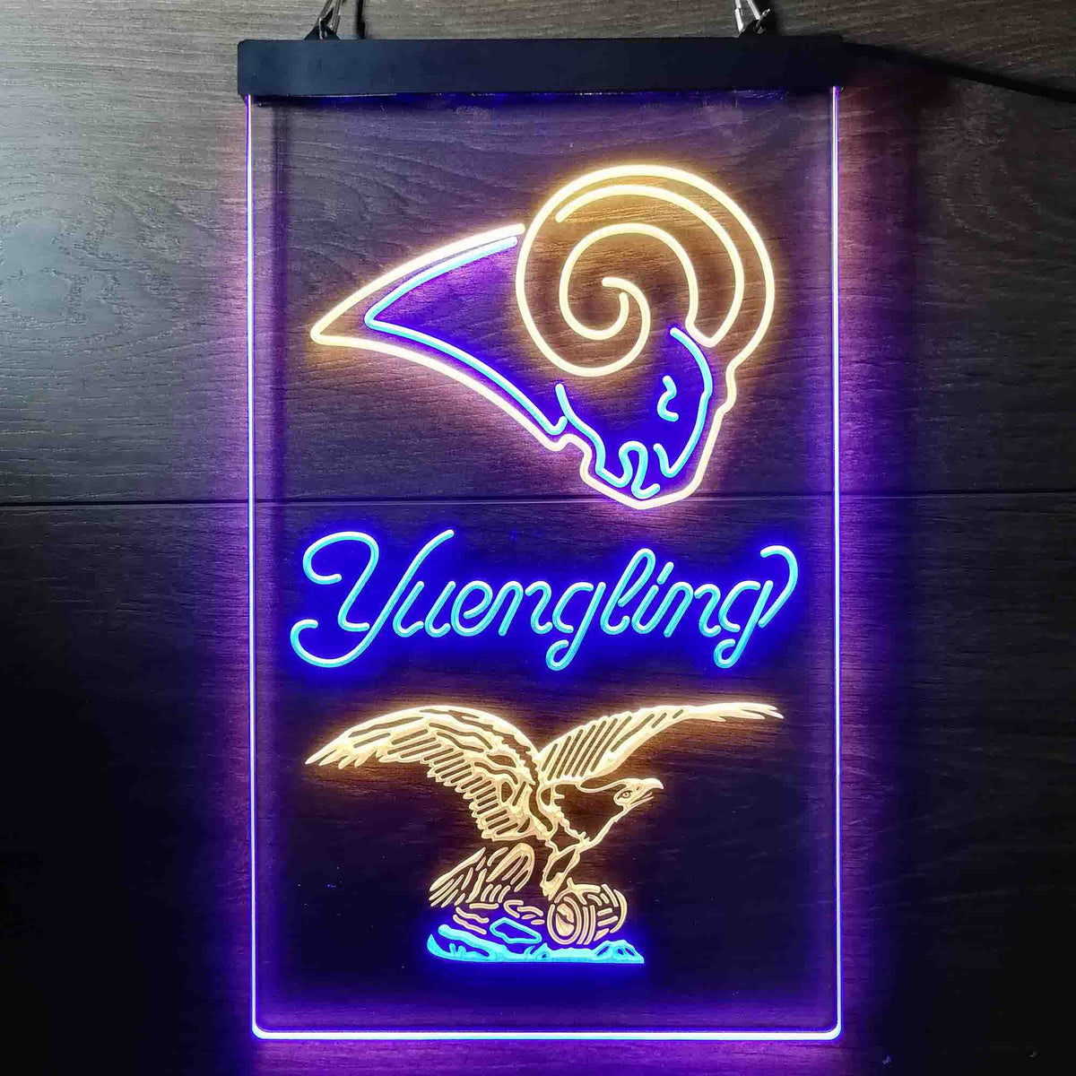 Yuengling Bar Los Angeles Rams Est. 1937 Neon Sign - LED LAB CAVE