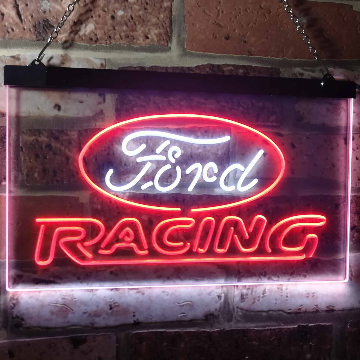 Ford Racing Car Bar Neon Sign - LED LAB CAVE