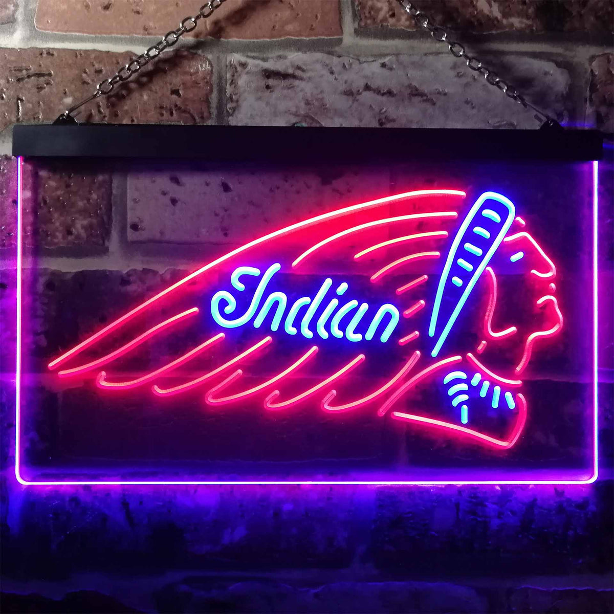 Indian Chief Neon Sign - LED LAB CAVE
