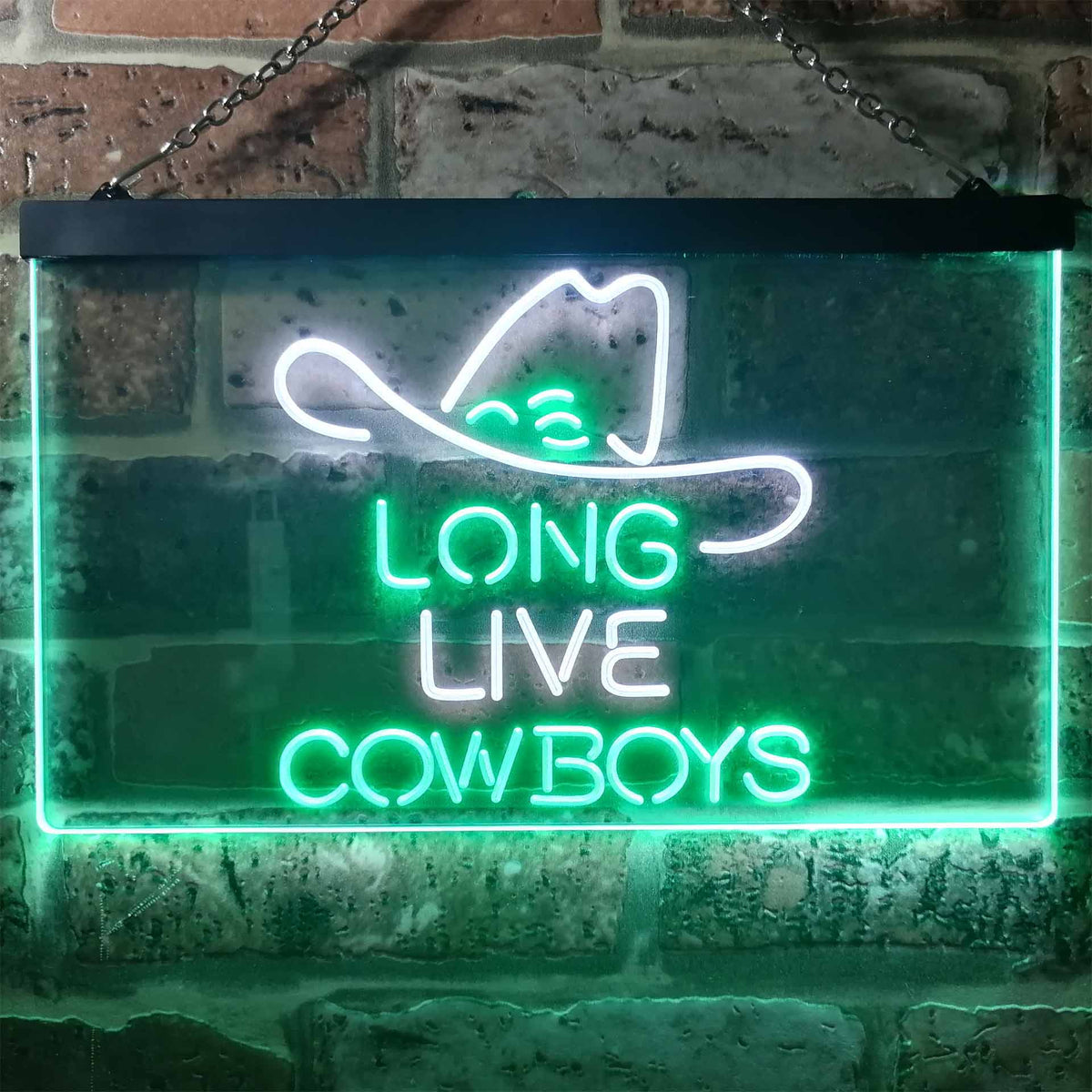 Long Live Cowboys Wranglers Neon Sign - LED LAB CAVE
