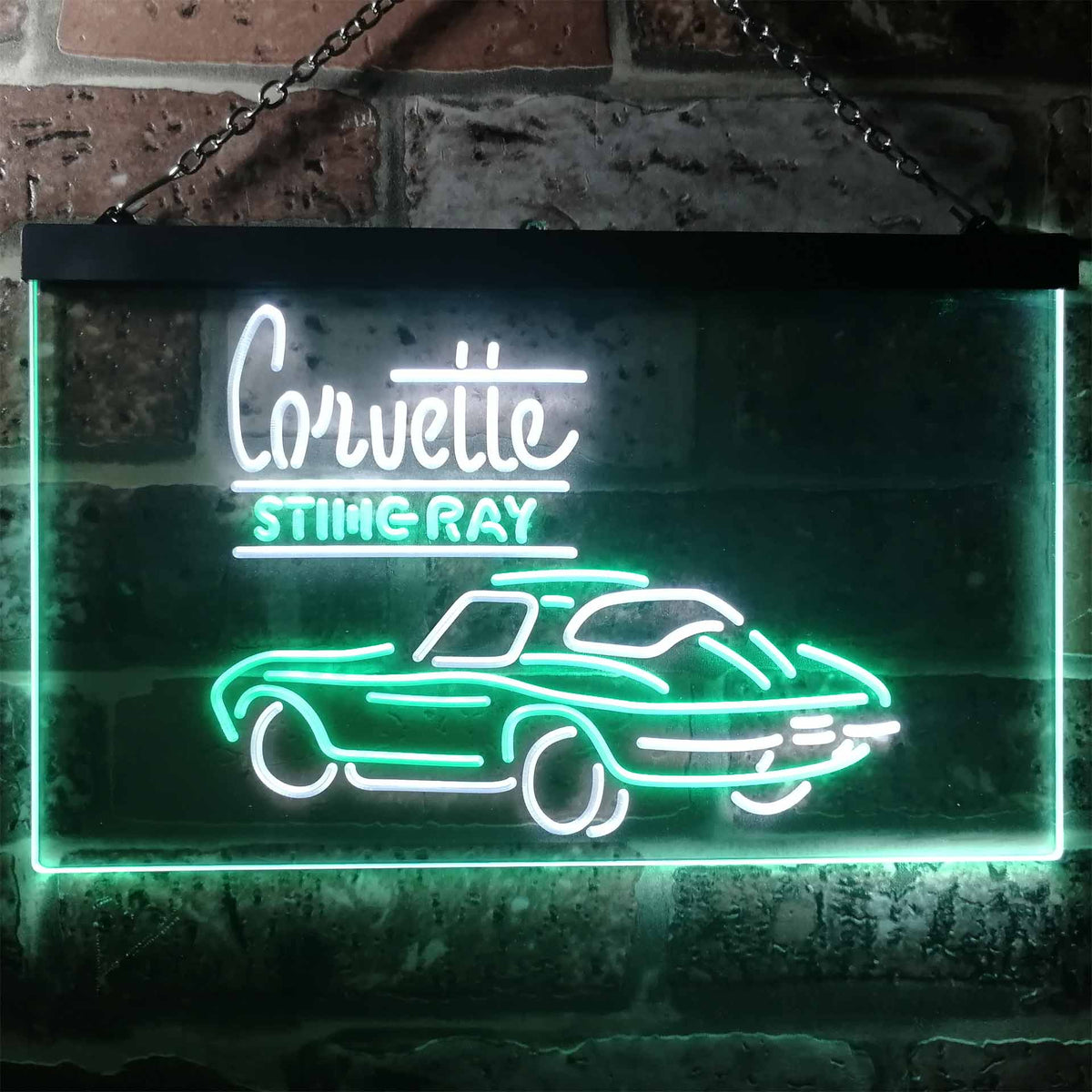 Corvette Sting Ray Neon Sign - LED LAB CAVE