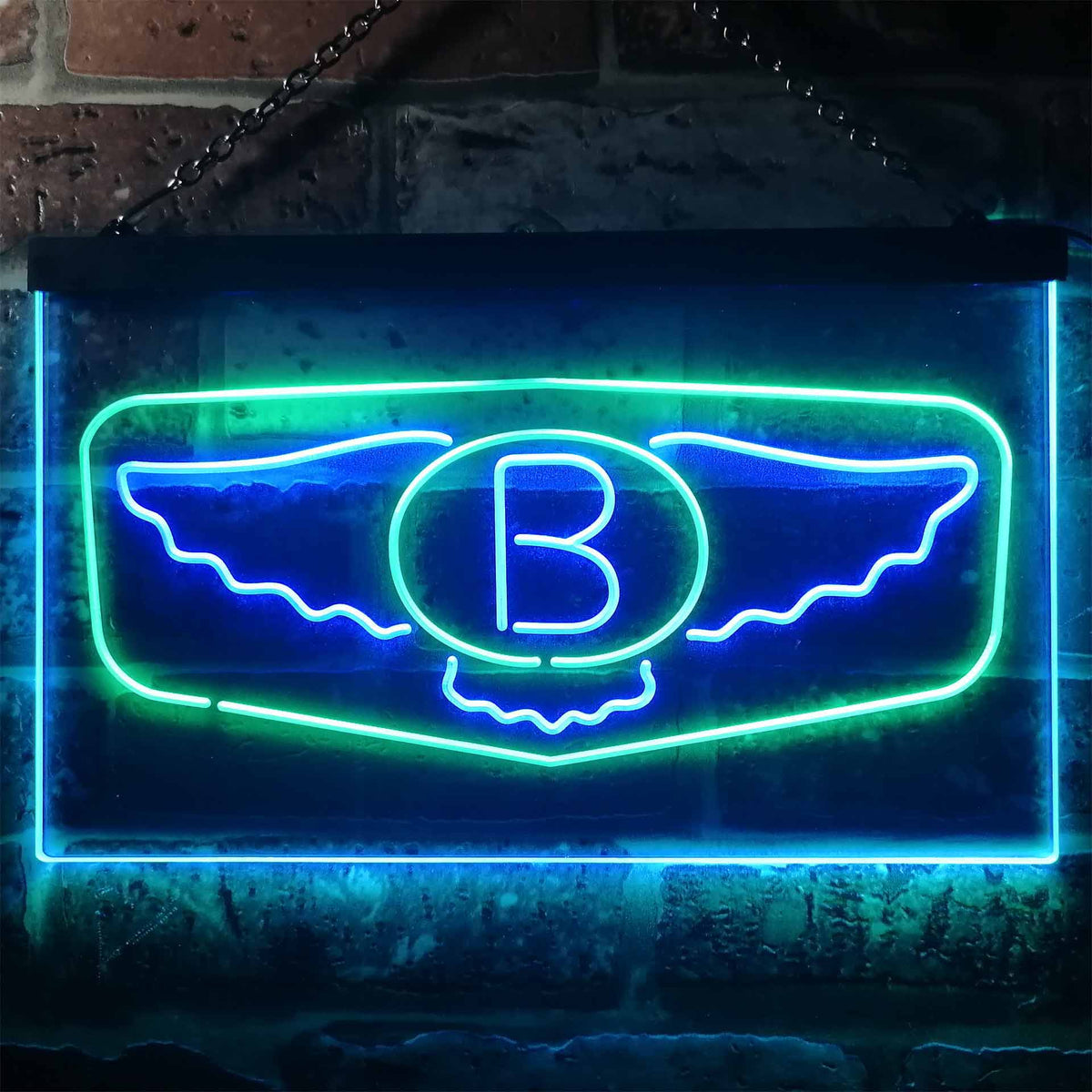 Bentley Wing Neon Sign - LED LAB CAVE